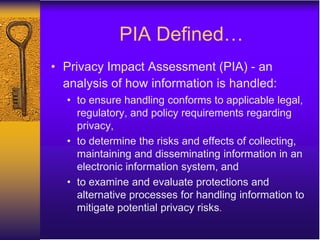 Wayne richard - pia risk management - atlseccon2011 | PPT