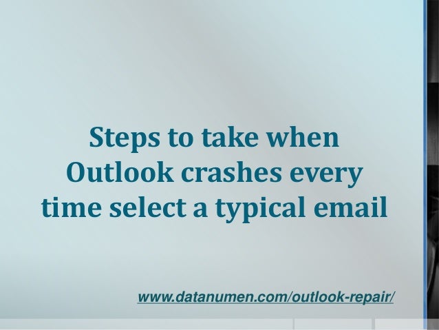 Outlook crashes when opening emails with images - iopphoenix