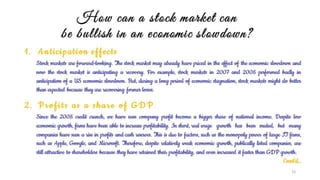 Stock-Market Performance Comparison with Economic Growth | PPTX