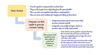 Stock-Market Performance Comparison with Economic Growth | PPTX