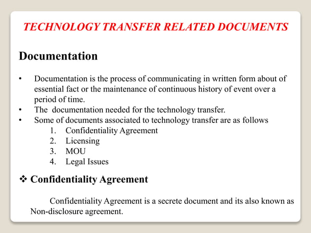 Technology Transfer Related Documents.pptx | Pharmaceutical Industry ...