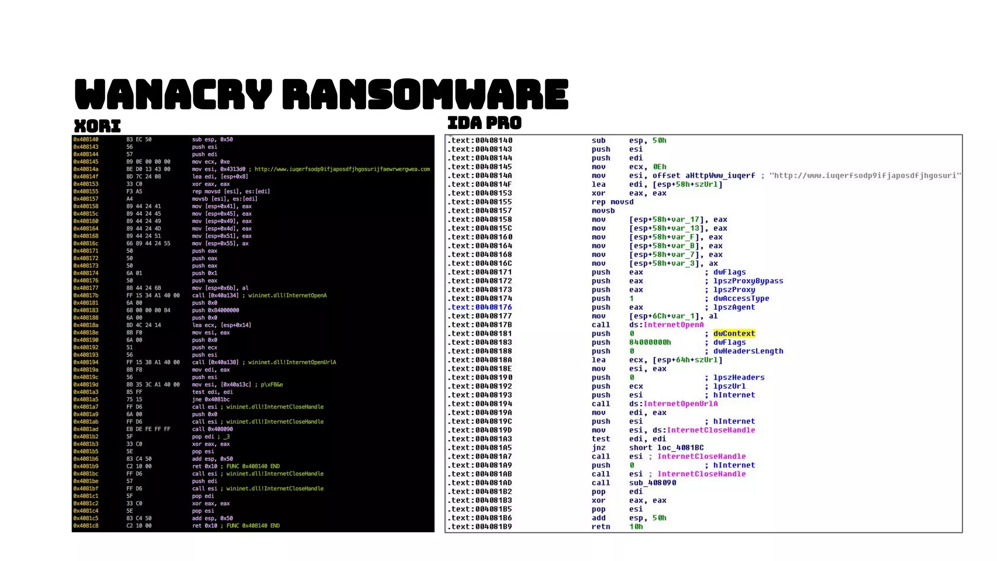 Finding Xori: Malware Analysis Triage with Automated Disassembly | PDF