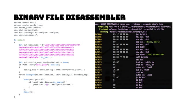 Finding Xori: Malware Analysis Triage with Automated Disassembly | PPT