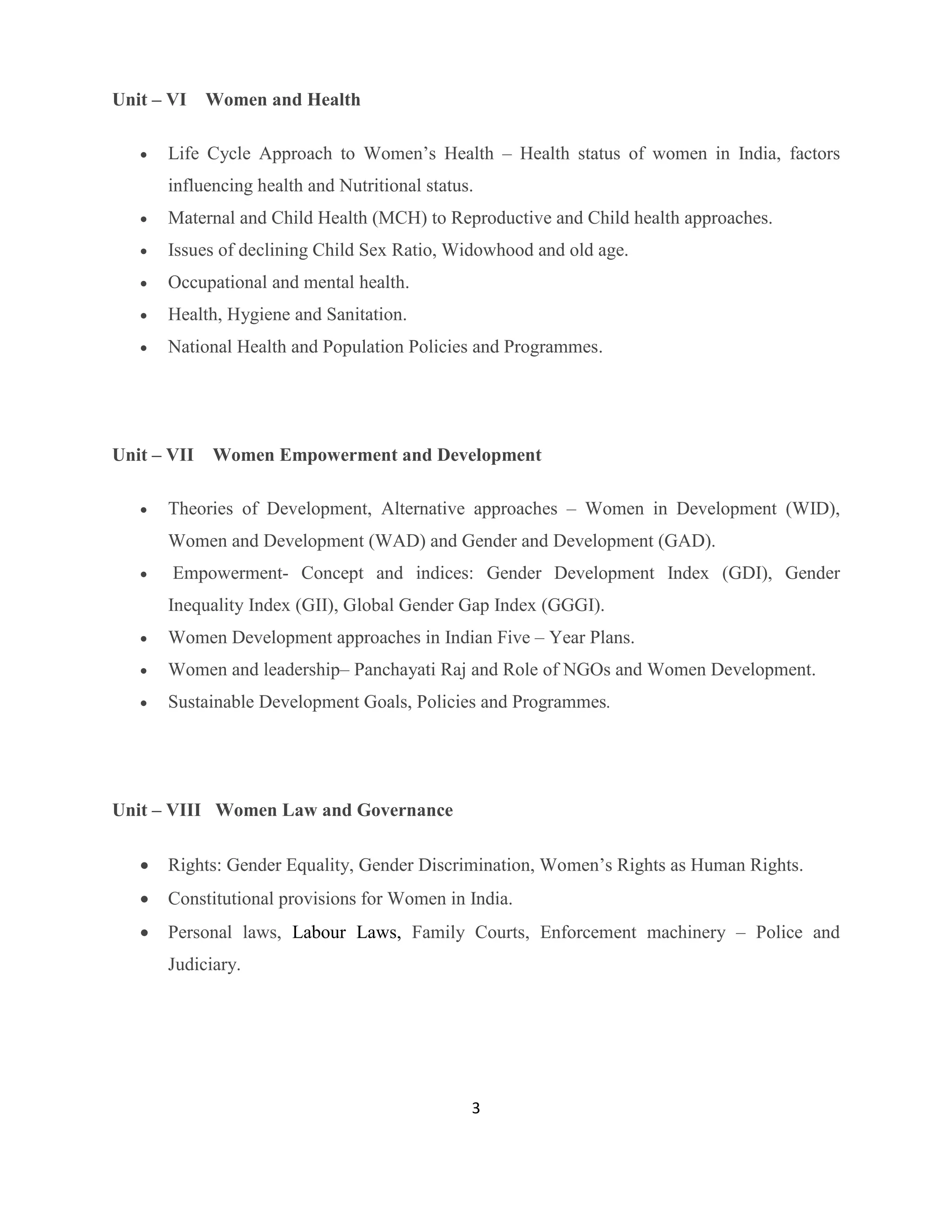 NTA UGC NET JRF - 74 women studies-new updated syllabus | PDF