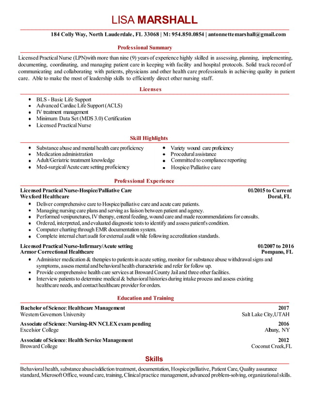 Lisa Marshall Resume doc | PDF | Free Download