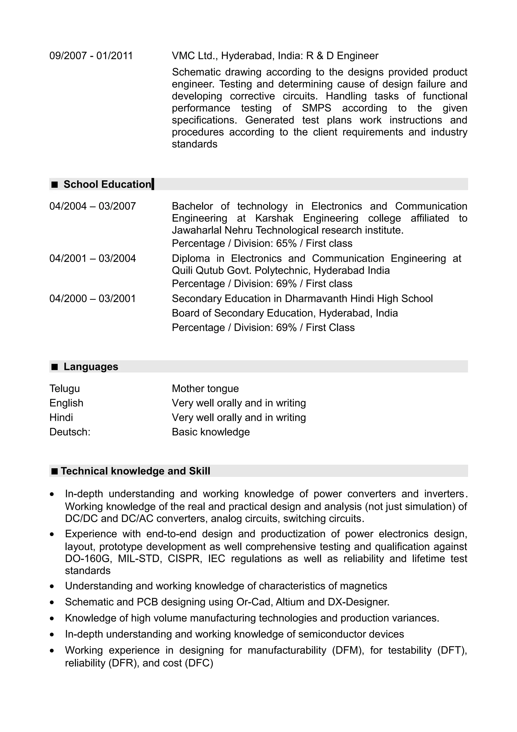 Curriculum Vitae | DOC