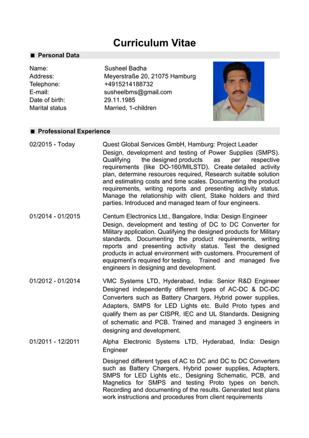 Curriculum Vitae | DOC