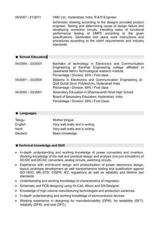 Curriculum Vitae | DOC