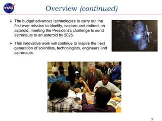 NASA FY 2014 Budget Estimate Presentation | PPT