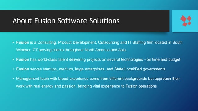 Fusion Software Solutions | PPT