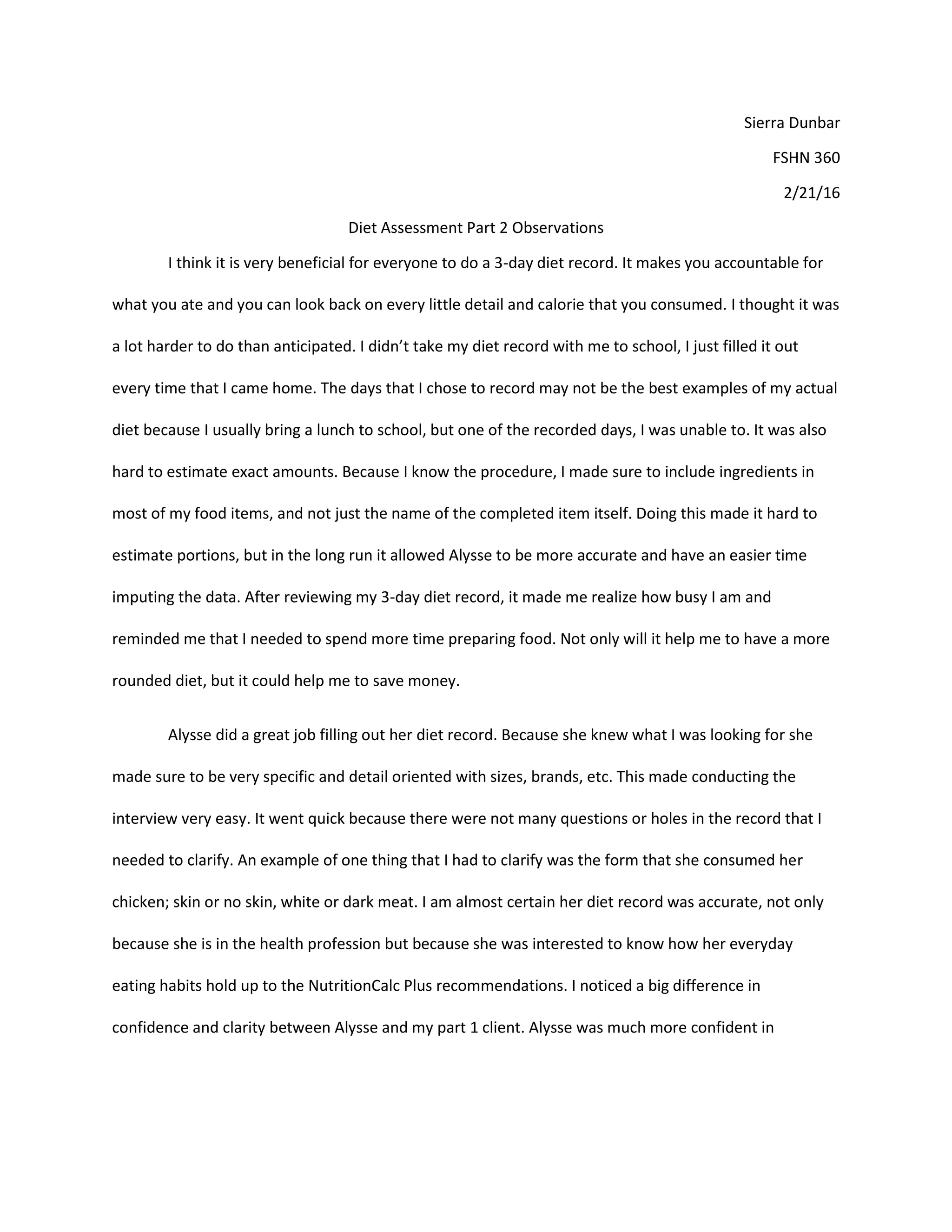 Diet Project Part 2 Pdf Free Download