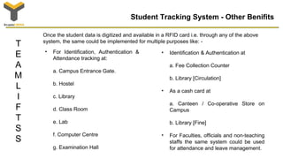 TEAMLIFTSS_RFID_Student_Tracking_System_V2 | PPT