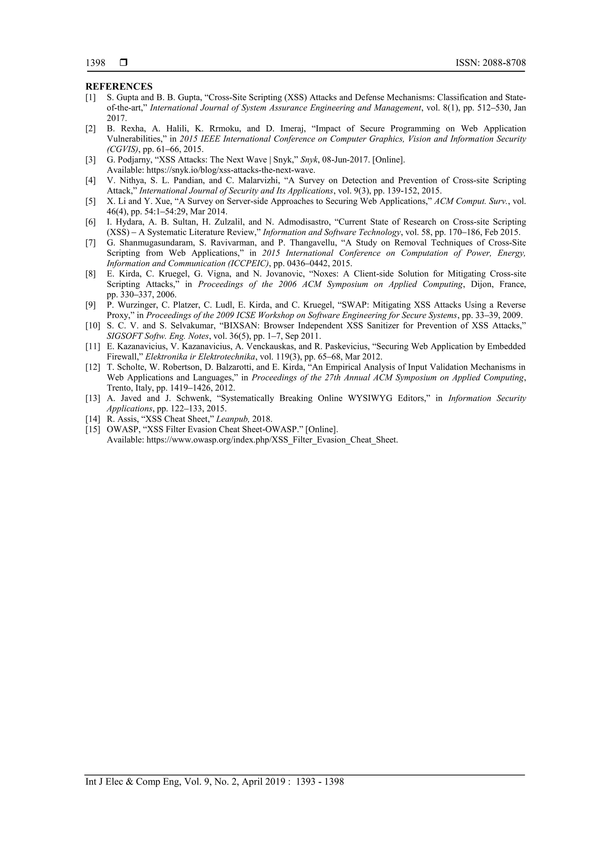 Imagesubxss An Image Substitute Technique To Prevent Cross Site Scripting Attacks Pdf