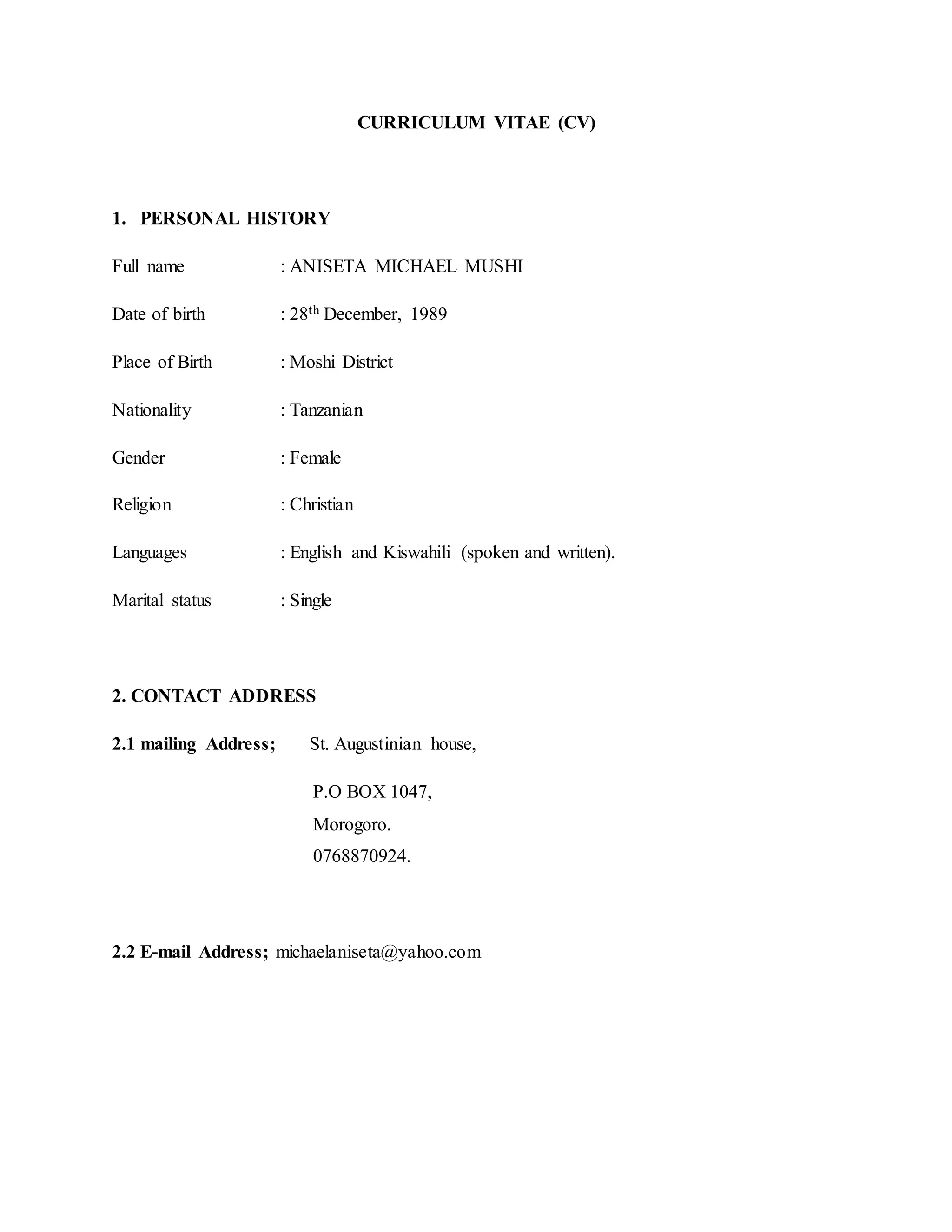 cv correct | DOCX