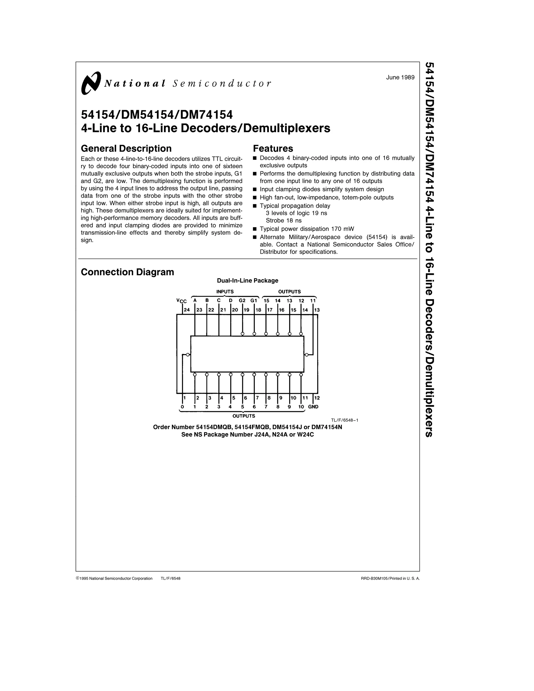 74154datasheet.pdf | Operating Systems | Computer Software and Applications