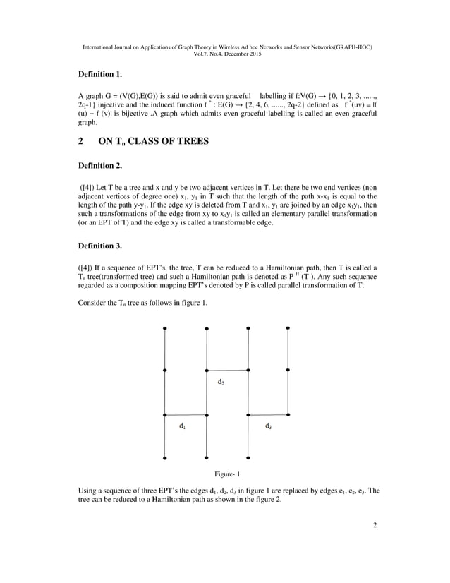 EVEN GRACEFUL LABELLING OF A CLASS OF TREES | PDF | Computer Networking | Computing