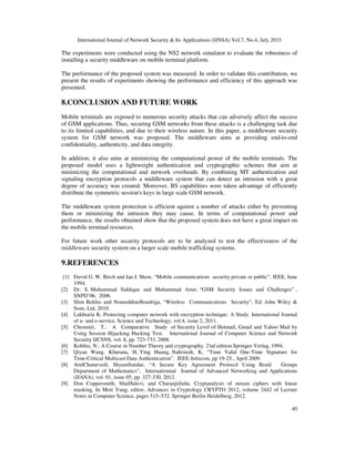 PROVIDING END-TO-END SECURE COMMUNICATIONSIN GSM NETWORKS | PDF