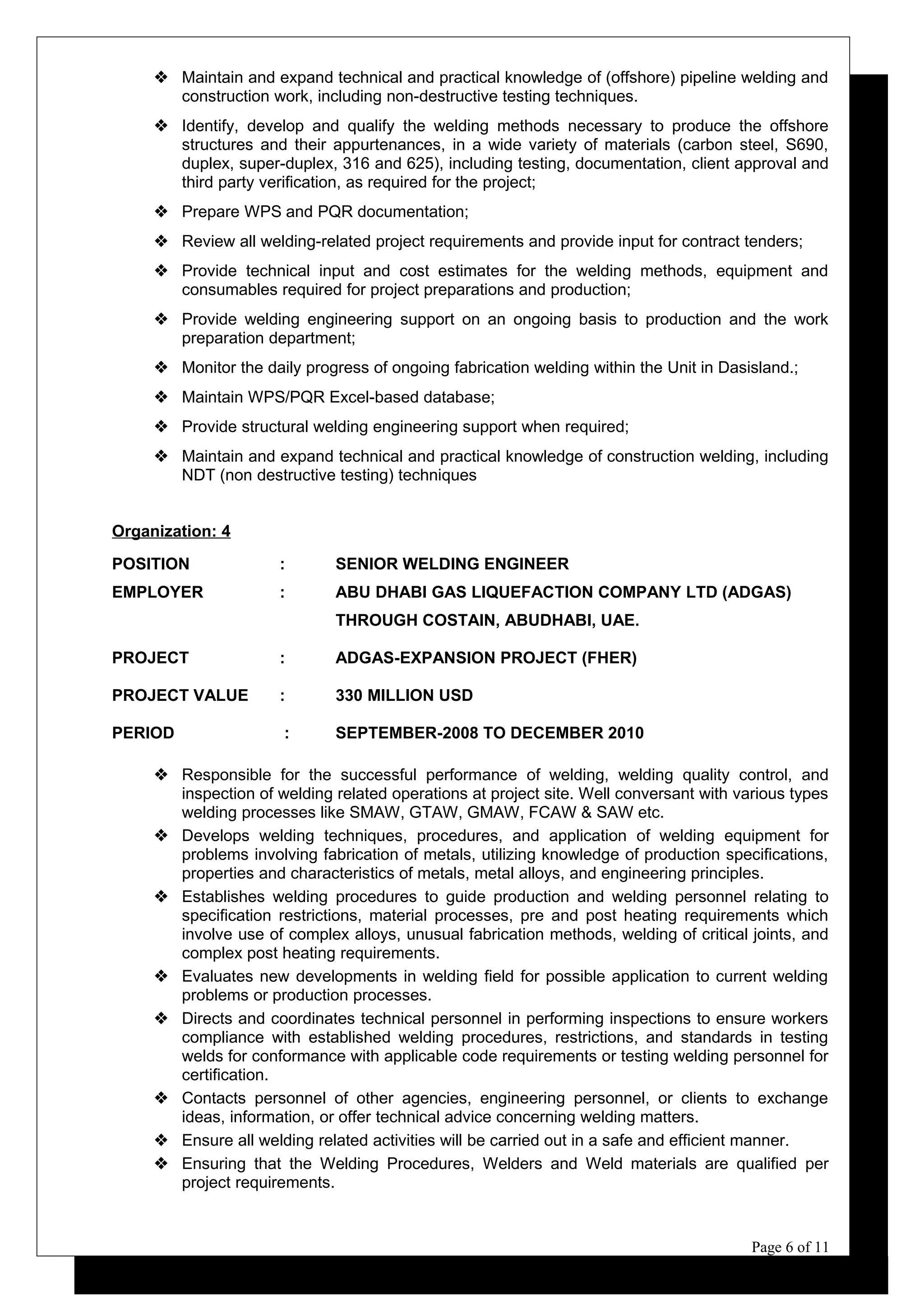 INSPECTION COORDINATOR | DOC