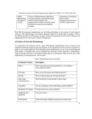 TOWARDS A NEW METHODOLOGY FOR WEB GIS DEVELOPMENT | PDF