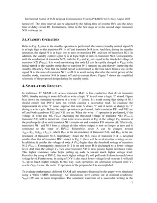 SINGLE-PORT FIVE-TRANSISTOR SRAM CELL WITH REDUCED LEAKAGE CURRENT IN ...