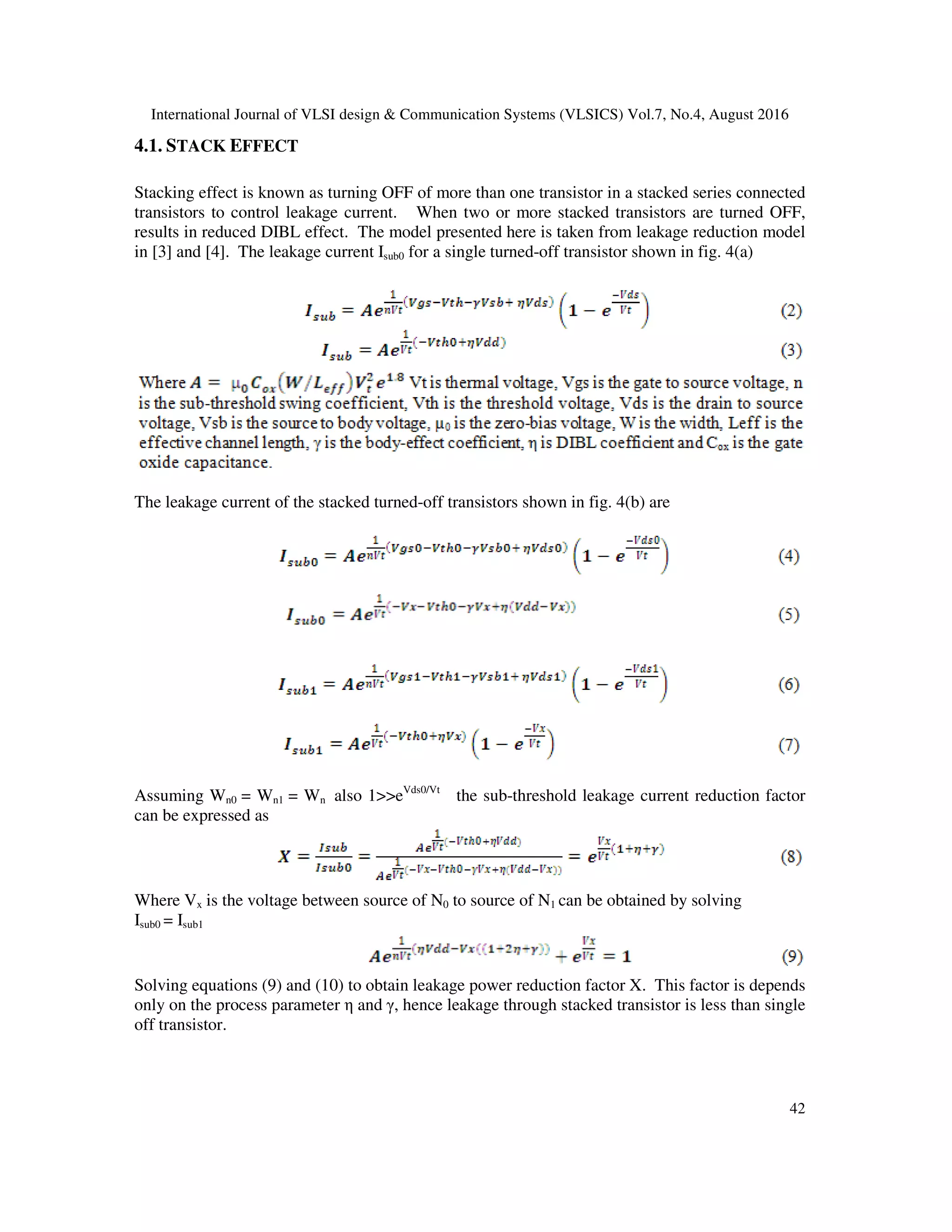 LEAKAGE REDUCTION TECHNIQUE AND ANALYSIS OF CMOS D FLIP FLOP | PDF