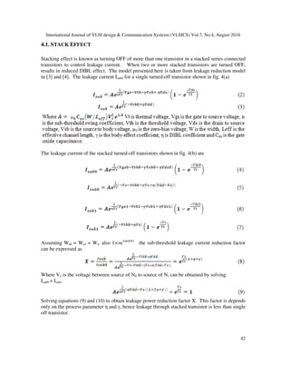 LEAKAGE REDUCTION TECHNIQUE AND ANALYSIS OF CMOS D FLIP FLOP | PDF