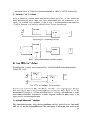 Glitch Analysis and Reduction in Digital Circuits | PDF