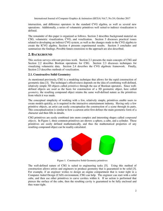 ICVG : Practical Constructive Volume Geometry for Indirect Visualization | PDF