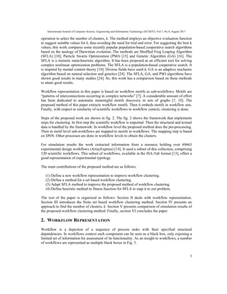 SCIENTIFIC WORKFLOW CLUSTERING BASED ON MOTIF DISCOVERY | PDF