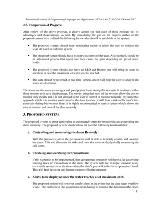 A SYSTEM FOR REMOTE MONITORING AND CONTROLLING OF DAMS | PDF