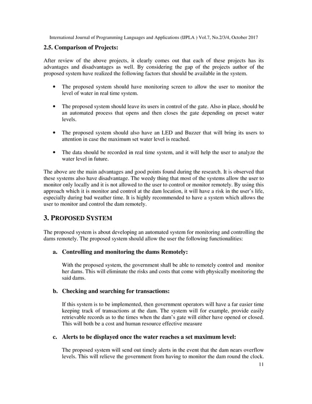 A SYSTEM FOR REMOTE MONITORING AND CONTROLLING OF DAMS | PDF