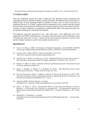 A SYSTEM FOR REMOTE MONITORING AND CONTROLLING OF DAMS | PDF