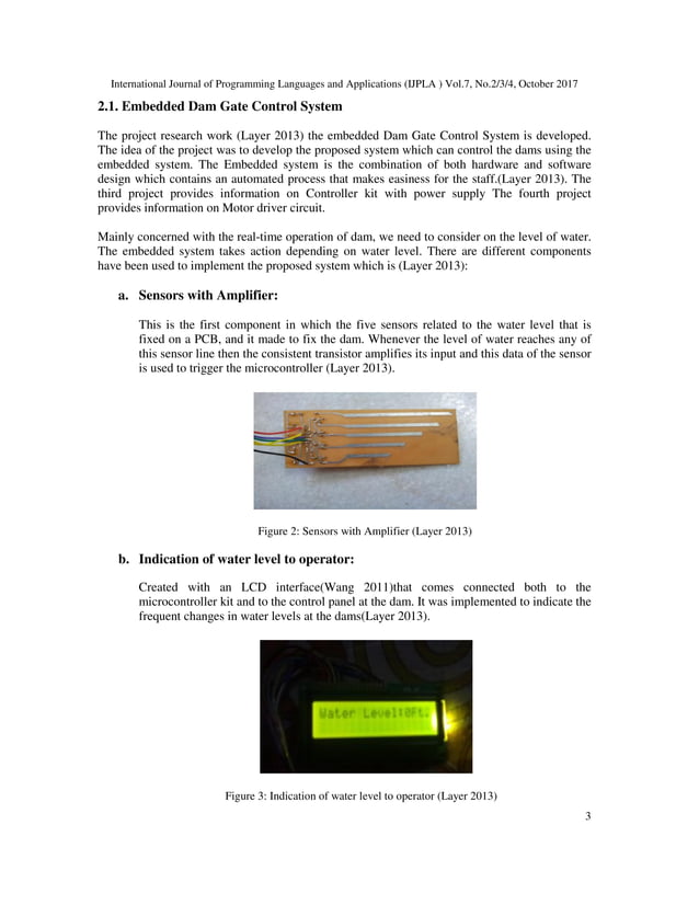 A SYSTEM FOR REMOTE MONITORING AND CONTROLLING OF DAMS | PDF