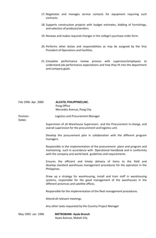 ALLAN GARCIA RESUME LATEST REVISION 100614 | DOC