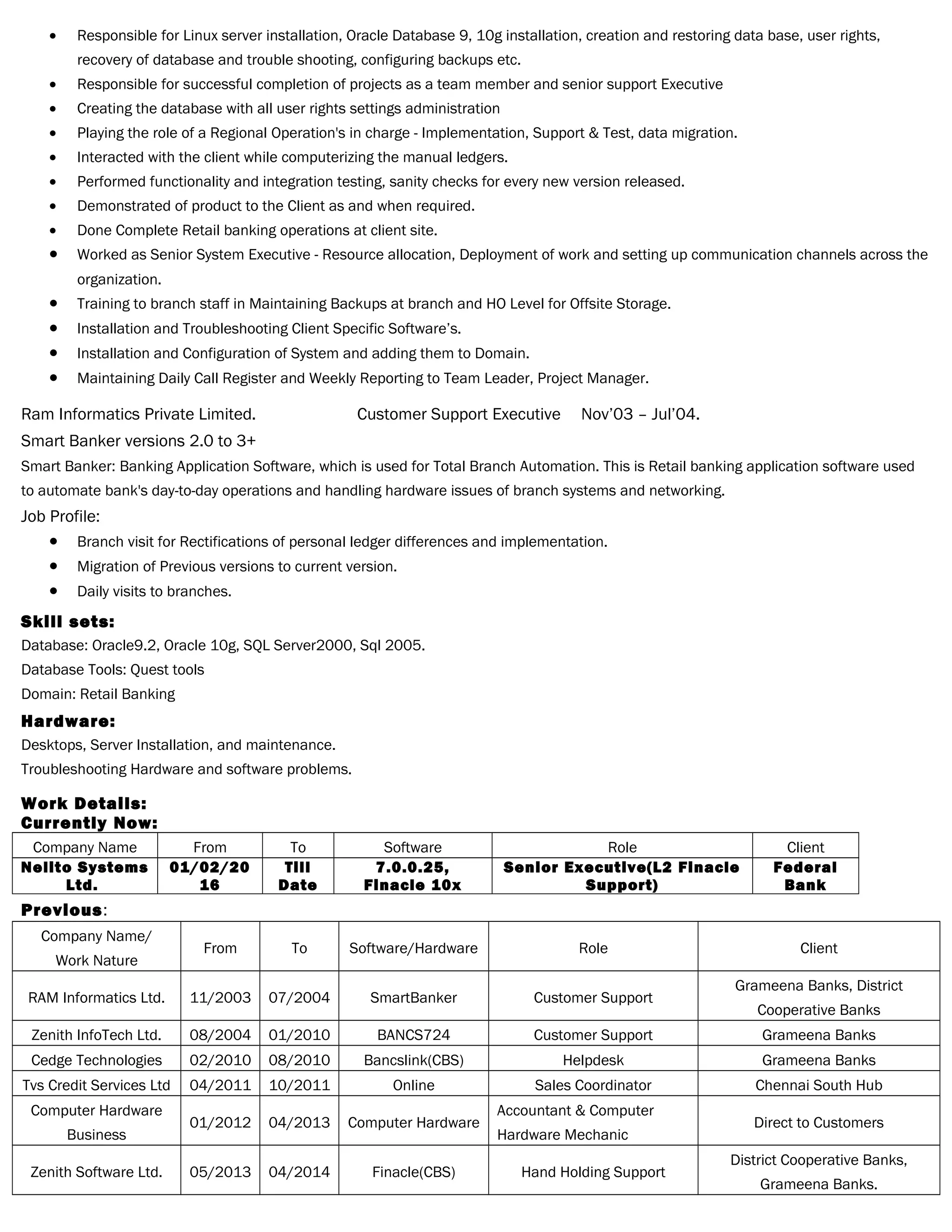 SrinivasResume16102016 | PDF