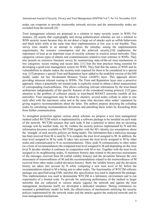 A Method of Trust Management in Wireless Sensor Networks | PDF