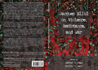 Jacques Ellul, Prof. J. SHAW AND Dr. ANOZIE, BOOK COVER, 2016 | PDF