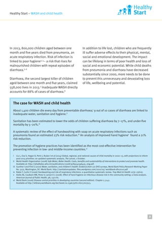 Healthy Start WASH and child health | PDF