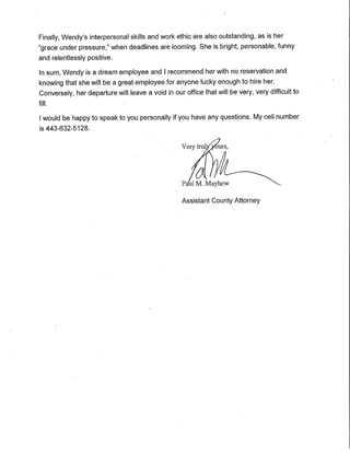 PM letter of recommendation | PDF