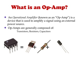 Introduction to OpAmp and Its verification | PPT | Free Download