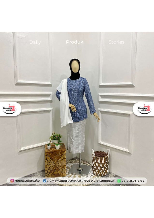 Jahit Set Kebaya Modern by Rumah Jahit Azka | PDF