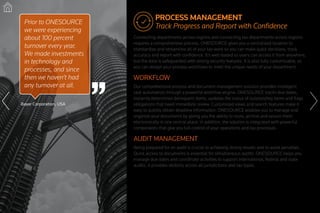 ONESOURCE_Brochure | PDF