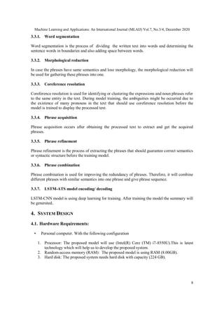 A Newly Proposed Technique for Summarizing the Abstractive Newspapers ...