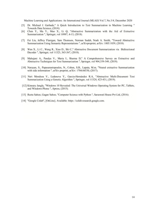 A Newly Proposed Technique for Summarizing the Abstractive Newspapers ...