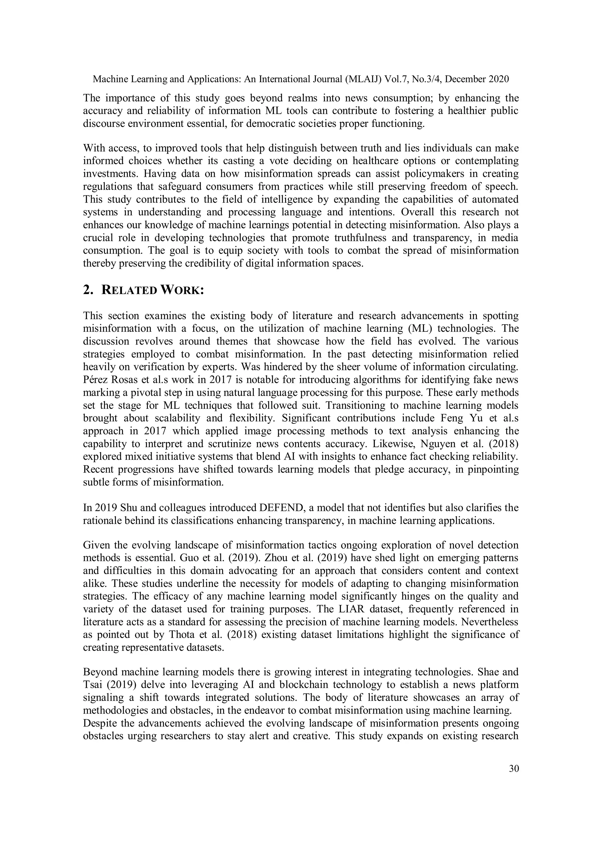 Combating Misinformation With Machine Learning: Tools for Trustworthy News Consumption | PDF