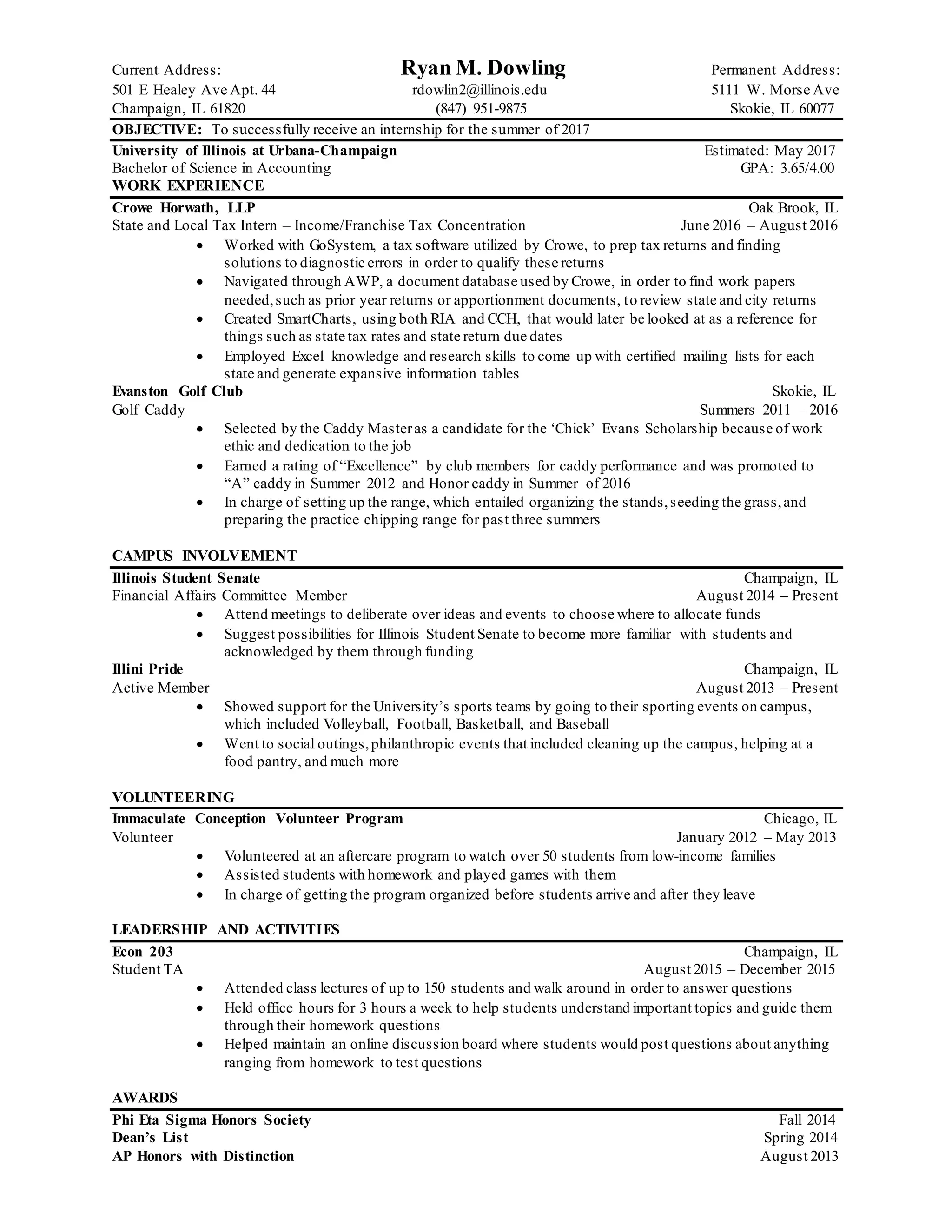Ryan's Resume | DOCX