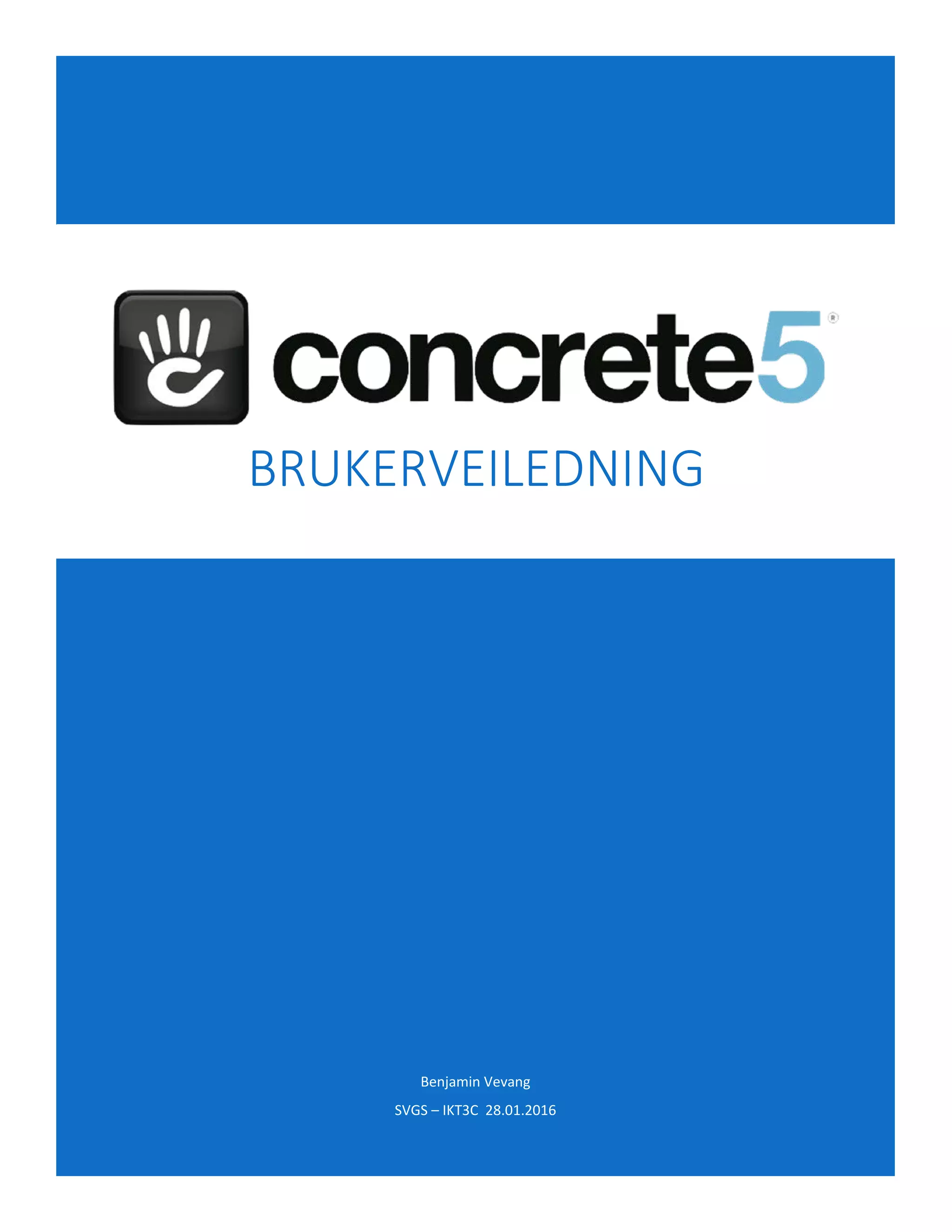 Concrete5-BrukerVeiledning | PDF
