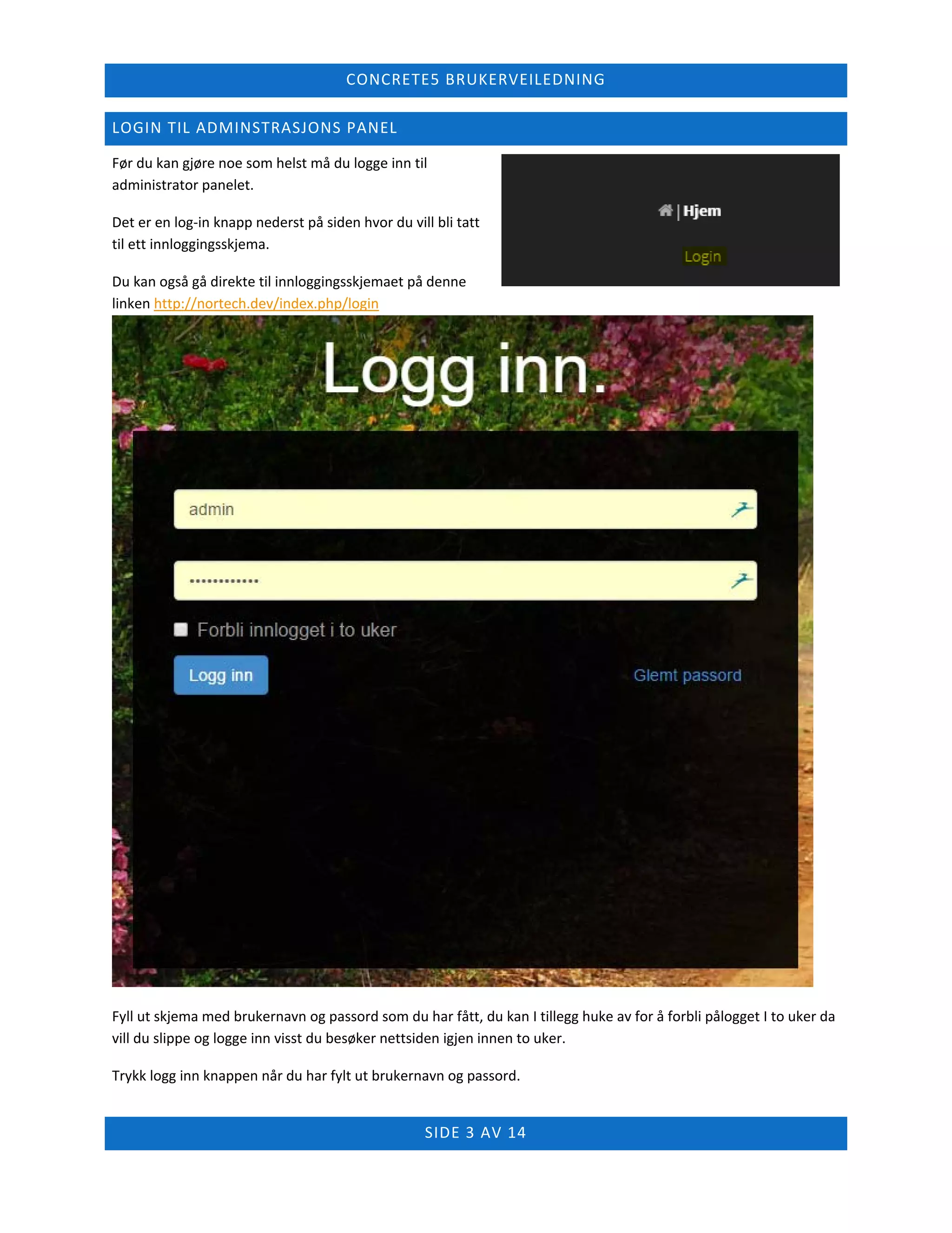 Concrete5-BrukerVeiledning | PDF
