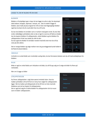 Concrete5-BrukerVeiledning | PDF