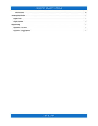Concrete5-BrukerVeiledning | PDF
